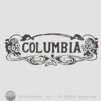 Mark with Ornamented banner with Columbia written | #8463