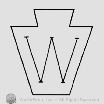 Mark with The letter "W" and a keystone symbol. | #847410