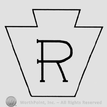 Mark with The letter "R" and a keystone symbol. | #847412