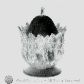 Mark with Glass Pattern: Pear; mustard jar. | #848242