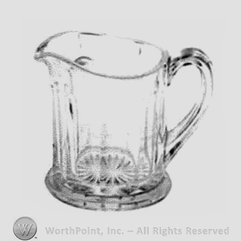 Mark with Glass Pattern: Line No. 1203; creamer. | #848310