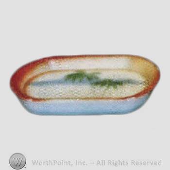 Mark with Glass Pattern: Unknown; tray. | #848484