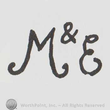 Mark with the initials M&E, handwritten | #8517