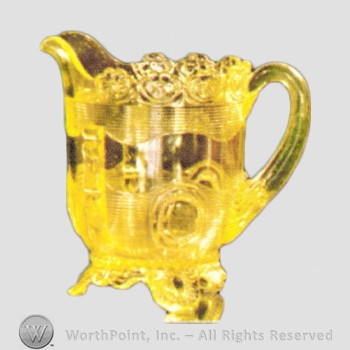 Mark with Glass Pattern: Dewey; creamer. | #852351