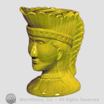 Mark with Glass Pattern: Indian Head; pitcher. | #852426