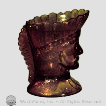 Mark with Glass Pattern: Indian Head; pitcher. | #852452