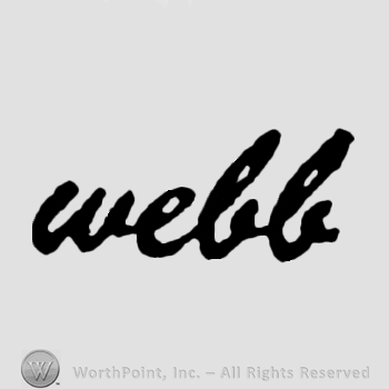 Mark with The word "Webb". | #85247