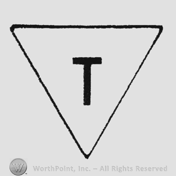 Mark with The letter "T" and an inverted | #85324