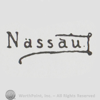Mark with The word "Nassau". | #8543