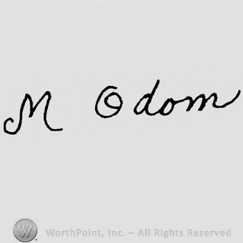 Mark with Handwritten: M Odom | #85438