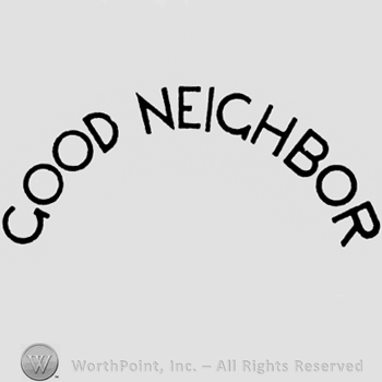 Mark with The words "Good Neighbor". | #85568