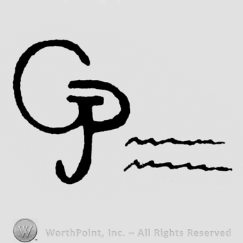 Mark with Monogram of initials GJP on the left on | #85617