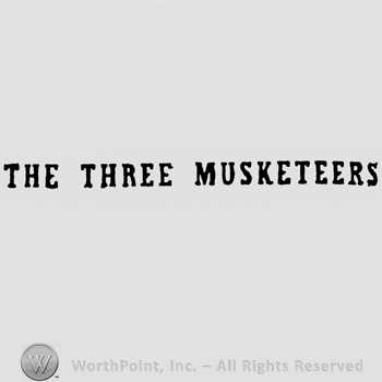 Mark with The text "The Three Musketeers". | #85635