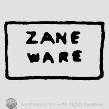 Mark with The words "Zane Ware" and a rectangle. | #85637