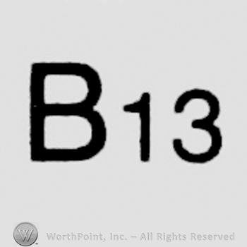 Mark with B13: written | #85699