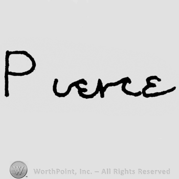 Mark with Pierce: hand lettered | #85735