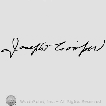 Mark with Signature: Joseph Cooper | #85749