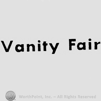 Mark with The text "Vanity Fair". | #85855