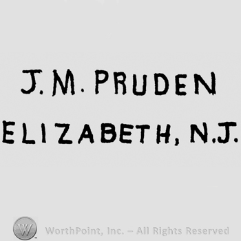 Mark with J. M. Pruden written above, Elizabeth, | #85864
