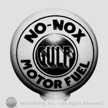 Mark with Two circles and the text "NO-NOX GULF | #858993
