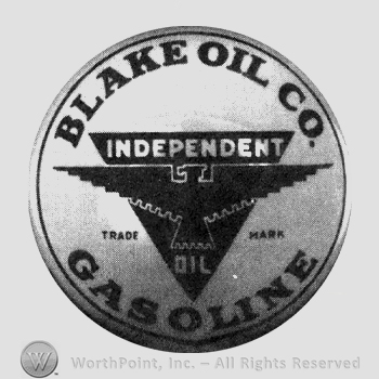 Mark with A circle, the text "BLAKE OIL CO. | #859003