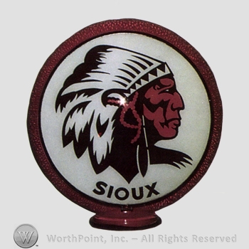 Mark with A native american and the text "SIOUX". | #859087