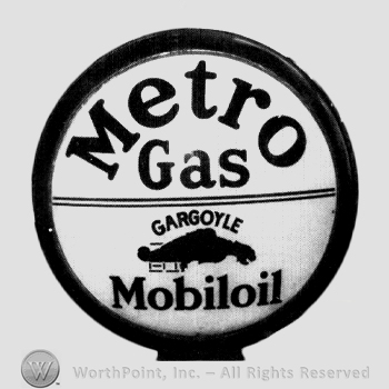 Mark with The text "Metro Gas GARGOYLE Mobiloil" | #859106