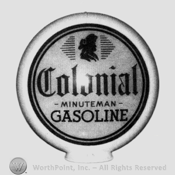 Mark with A circle and the text "Colonial | #859140