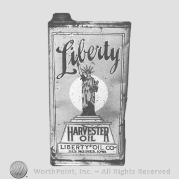 Mark with A can, a label, the text "Liberty | #859210