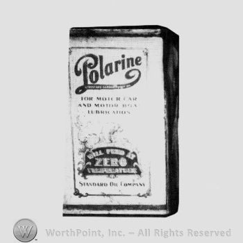 Mark with A can, a label, the text "Polarine FOR | #859237