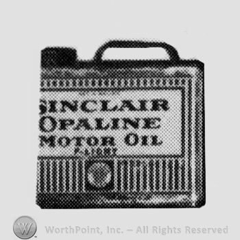 Mark with A can, a label and the text "SINCLAIR | #859253