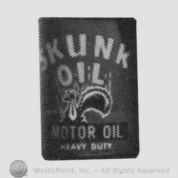 Mark with A can, a label, the text "SKUNK OIL | #859288