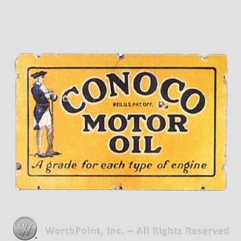 Mark with A rectangle, a man, the text "CONOCO | #859318