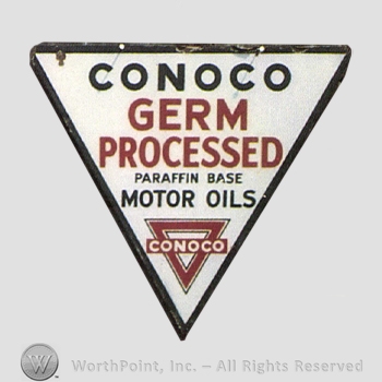 Mark with A triangle and the text "CONOCO GERM | #859319