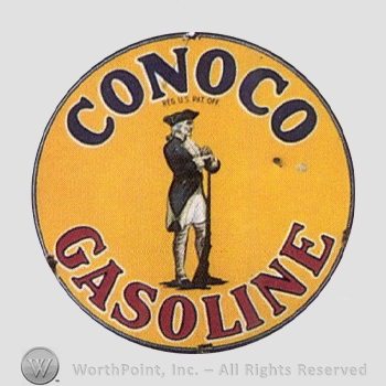Mark with A circle, a man and the text "CONOCO | #859323