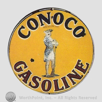 Mark with A circle, a man and the text "CONOCO | #859324