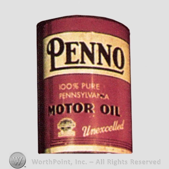 Mark with A can, a label and the text "PENNO 100% | #859337