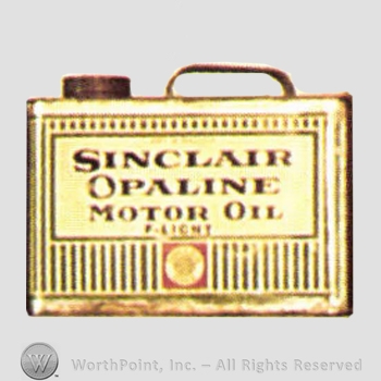 Mark with A can, a label and the text "SINCLAIR | #859348