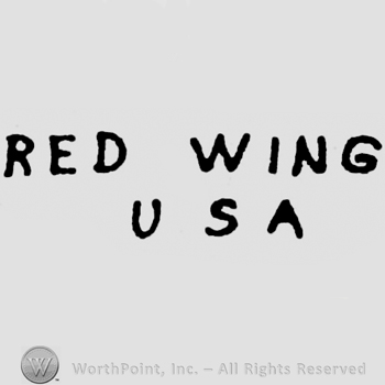 Mark with Red Wing written above, USA written | #85948