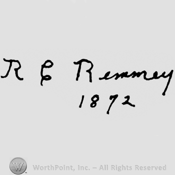 Mark with The text "R. C. Remmey 1872". | #85976