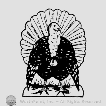 Mark with Turkey Centerpiece; Thanksgiving. | #860447