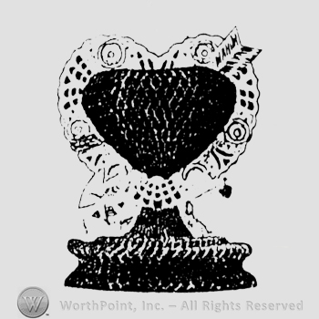 Mark with Standing Heart with Base; Valentine's | #860598