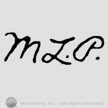 Mark with Handwritten initials: M.L.P. | #86191