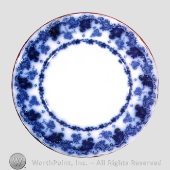 Mark with Flow Blue Pattern: ASTORIA; plate. | #862921