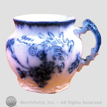Mark with Flow Blue Pattern: CAMPION; cup. | #862948