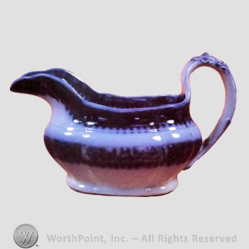 Mark with Flow Blue Pattern: DAGGER BORDER; gravy | #862985