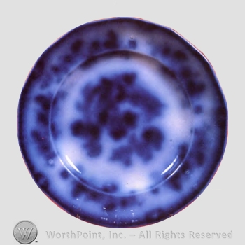 Mark with Flow Blue Pattern: INDIAN; plate. | #863036