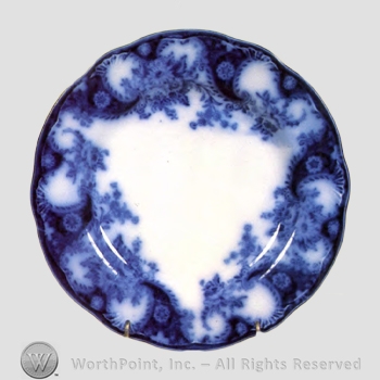 Mark with Flow Blue Pattern: LOIS; plate. | #863068