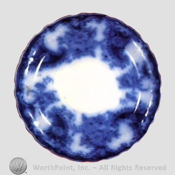 Mark with Flow Blue Pattern: LOIS; plate. | #863069