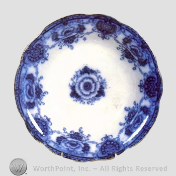 Mark with Flow Blue Pattern: MURIEL; bowl. | #863106